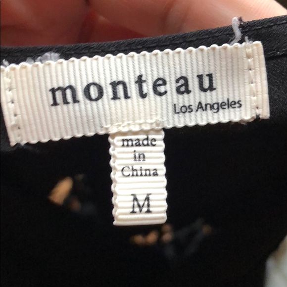 Monteau | Tops | Monteau Los Angeles Black Lace Crop Tank | Poshmark